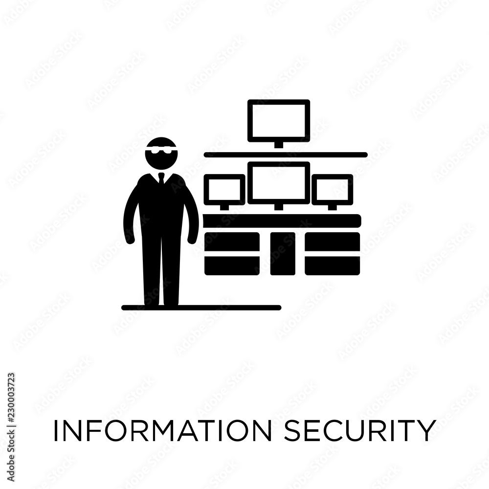 Information Security Analyst icon. Information Security Analyst symbol ...