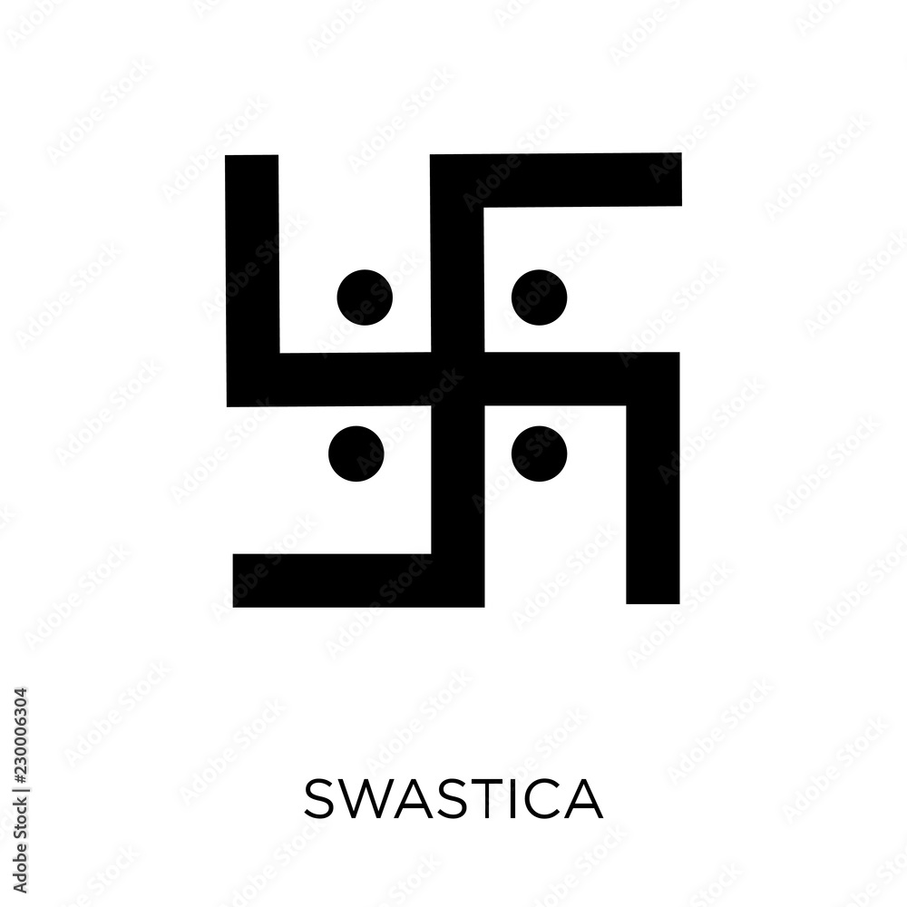 Swastica icon. Swastica symbol design from India collection. Stock ...