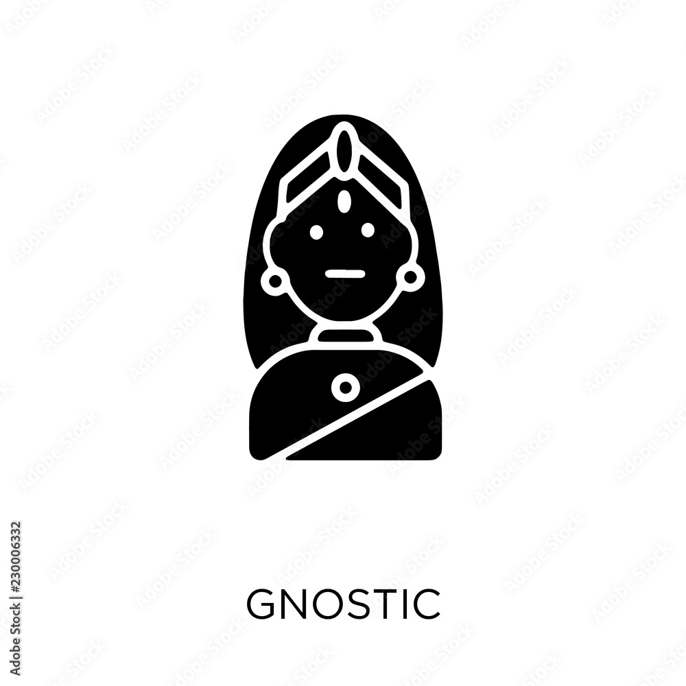 Gnostic icon. Gnostic symbol design from India collection. Stock Vector ...