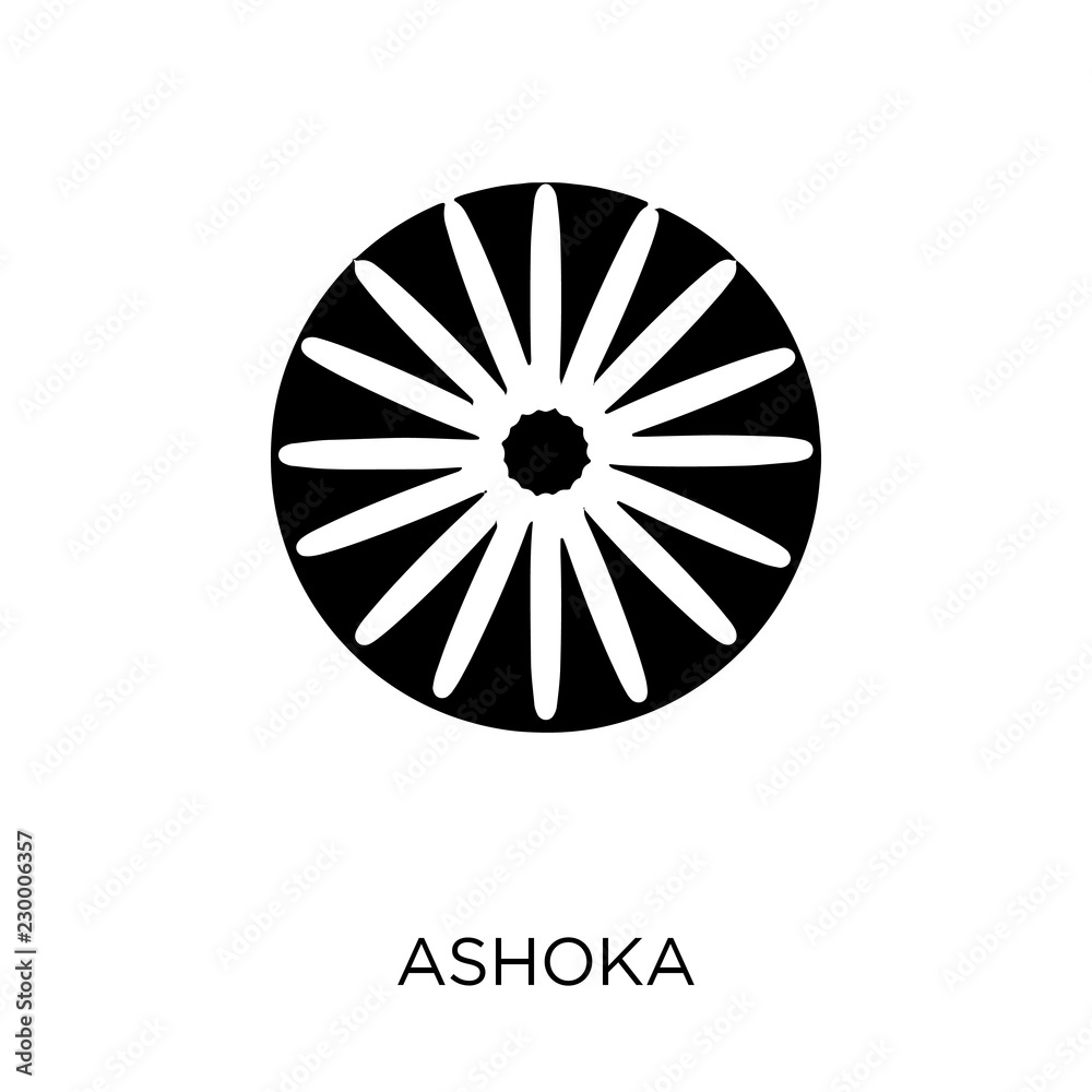 Ashoka icon. Ashoka symbol design from India collection. Stock Vector ...