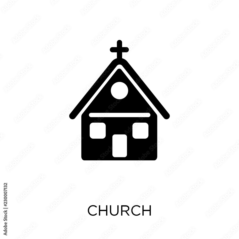 Church Icon icon. Church Icon symbol design from Maps and locations ...