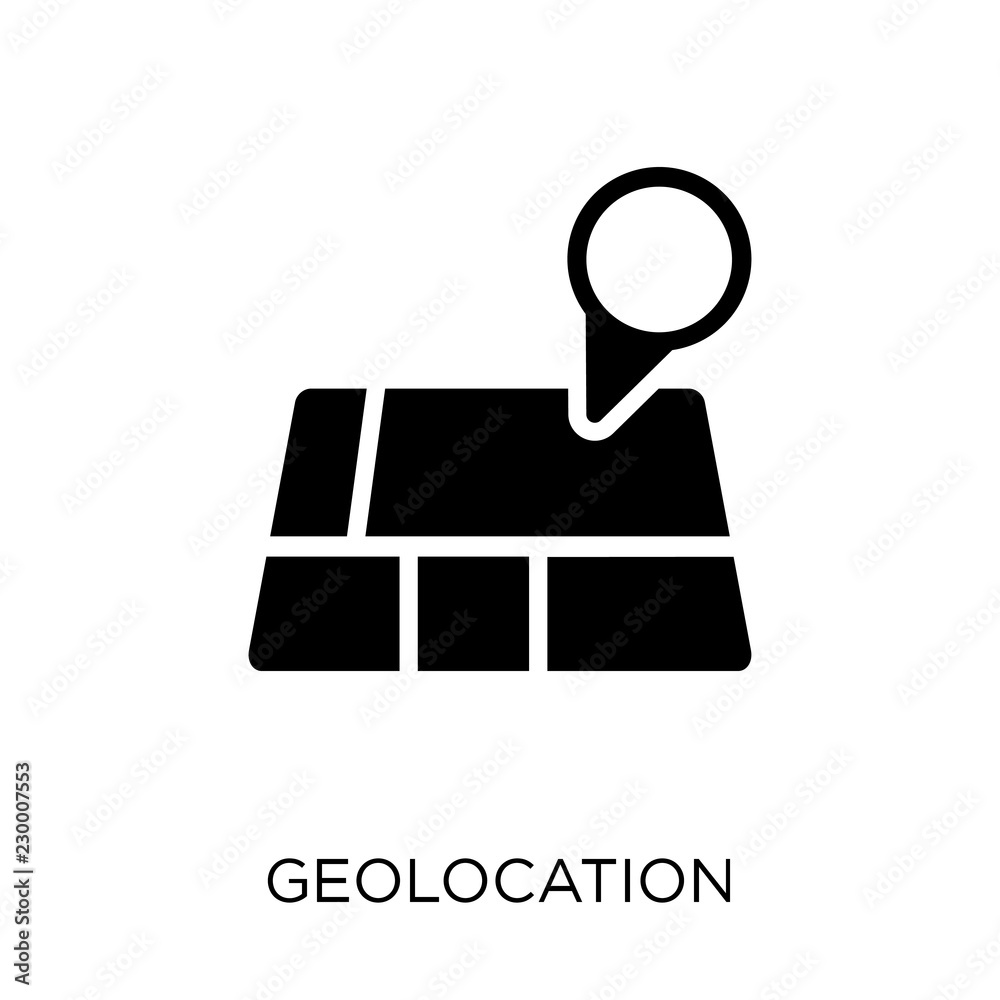 Geolocation icon. Geolocation symbol design from Maps and locations ...