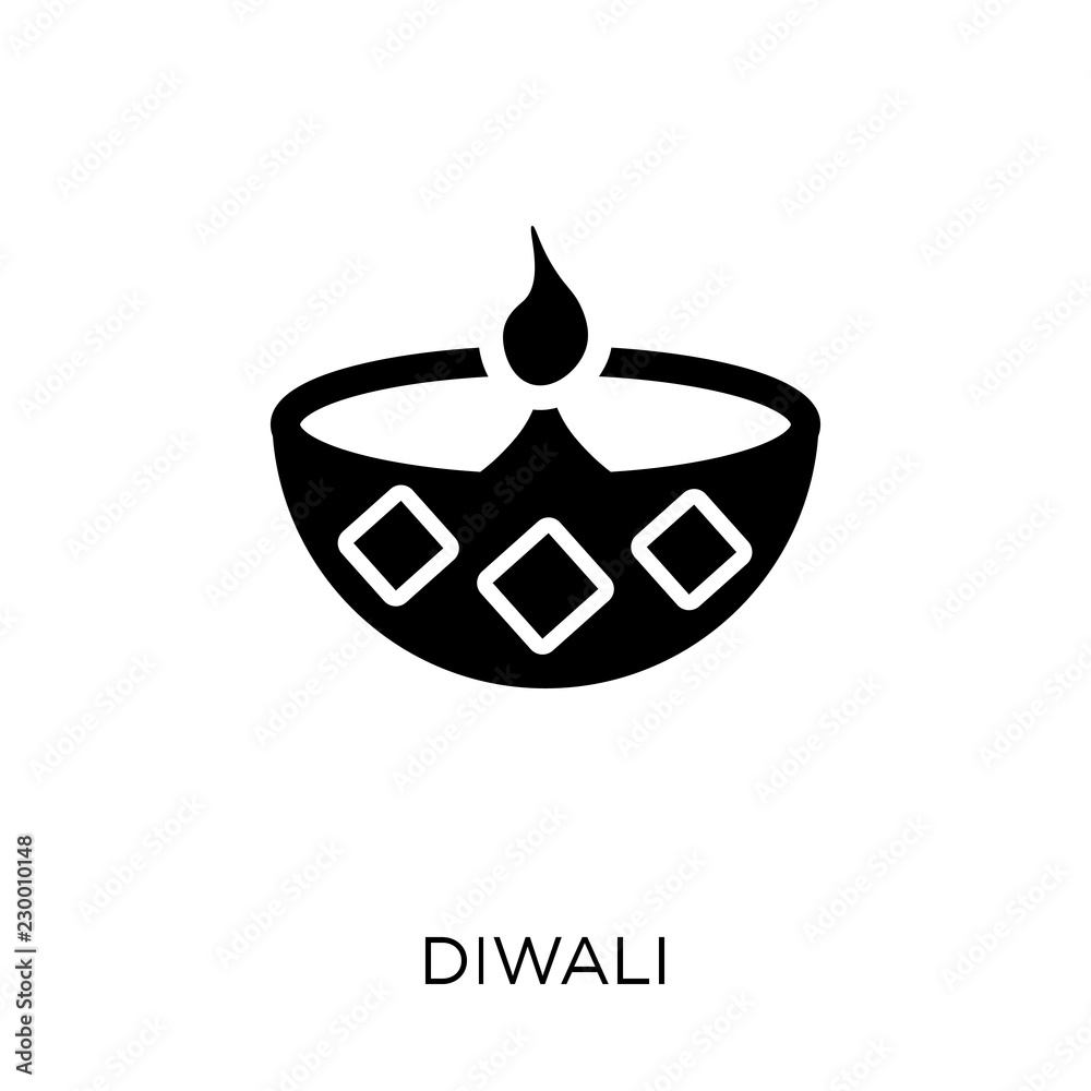 Diwali icon. Diwali symbol design from Religion collection. Stock ...