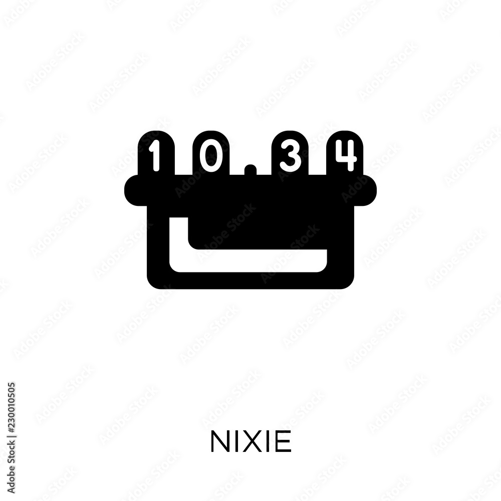 Nixie icon. Nixie symbol design from Science collection. Stock Vector ...