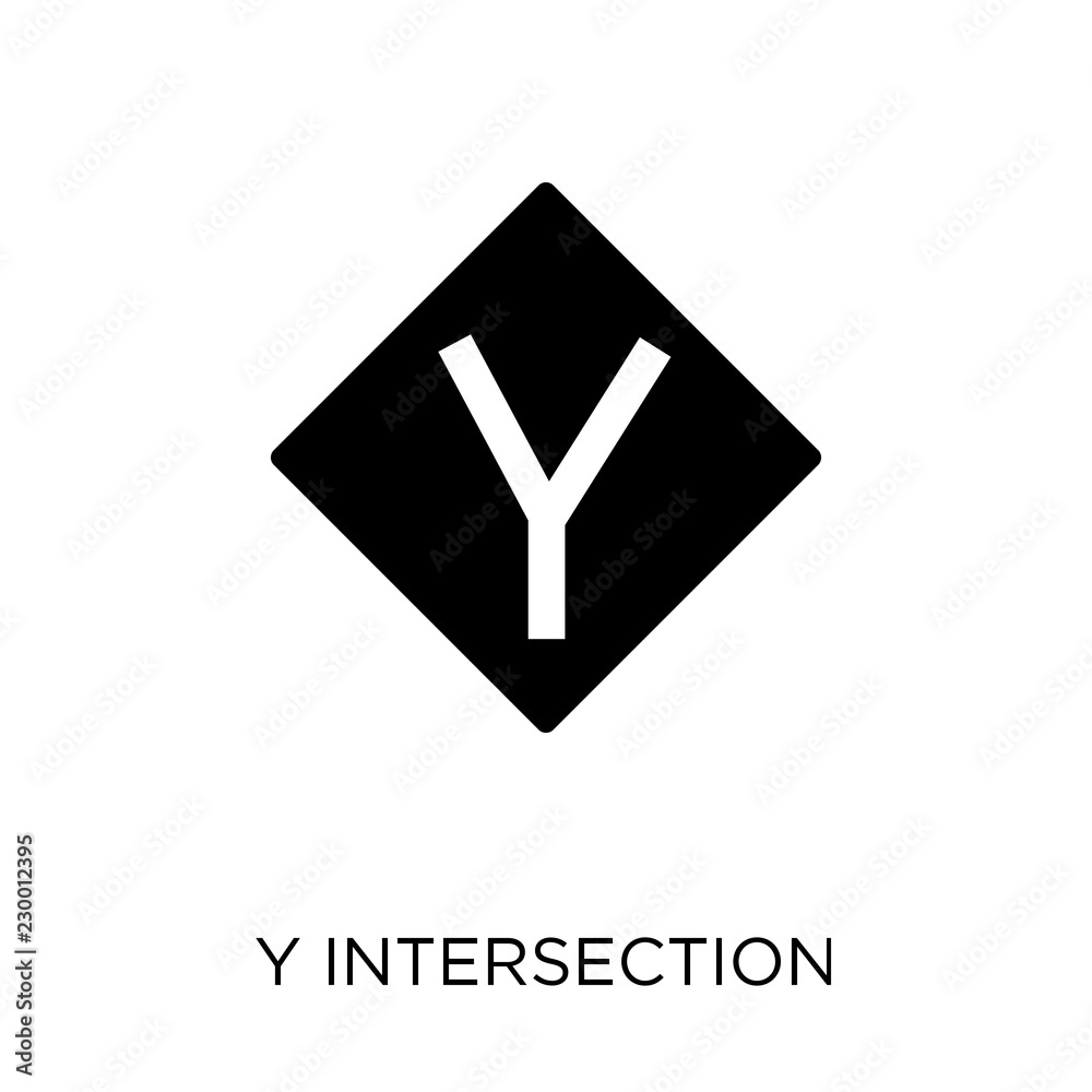 Y Intersection Sign
