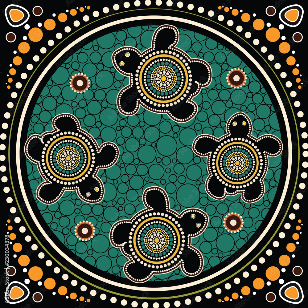 Aboriginal Paintings Of Turtles