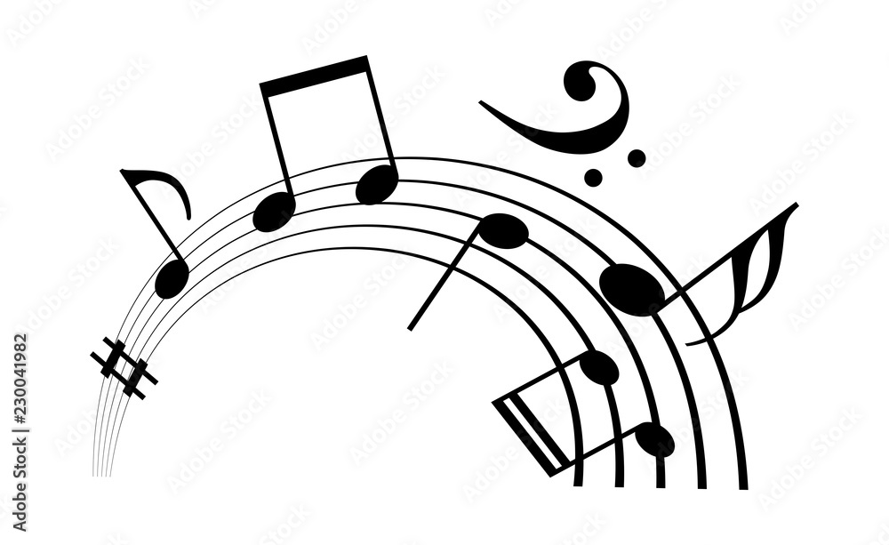 Music Staff Vector