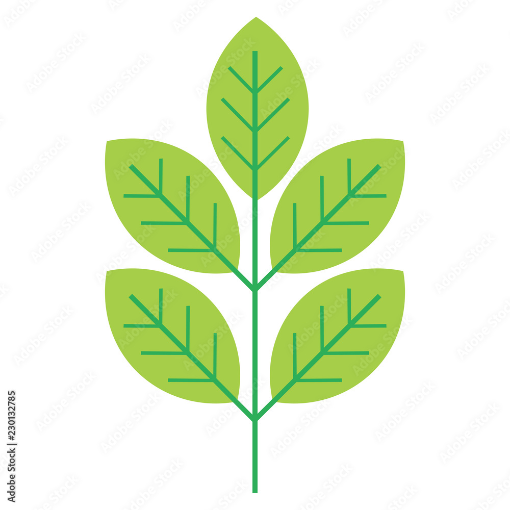 Single Tree Branch Vector