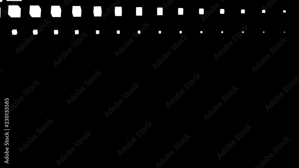 Modern transition effect with abstract chrome surface loopable rotate ...