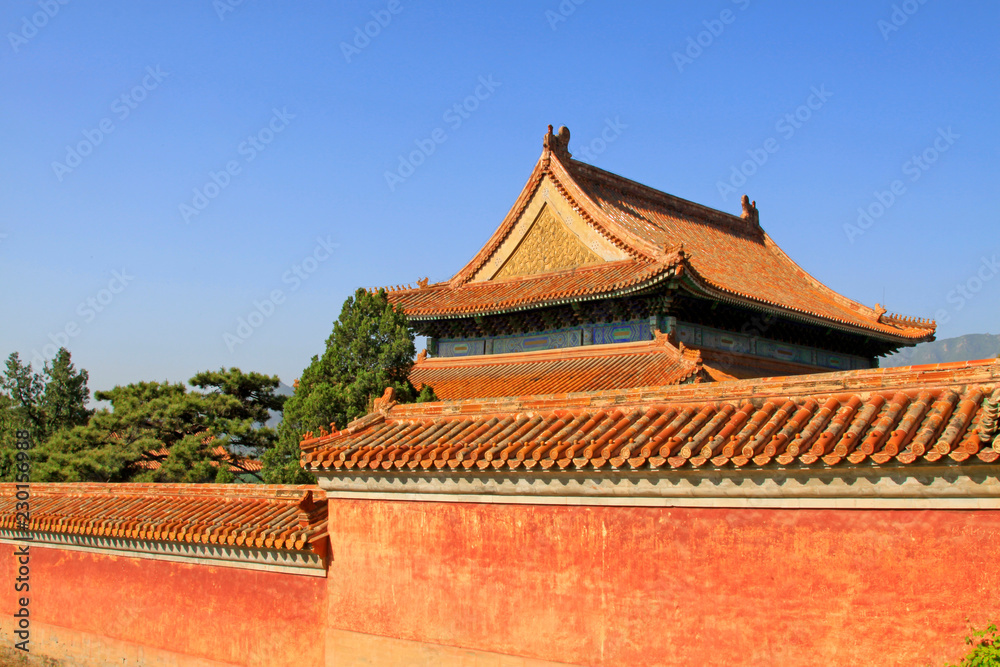Chinese ancient architecture in the Eastern Royal Tombs of the Qing ...