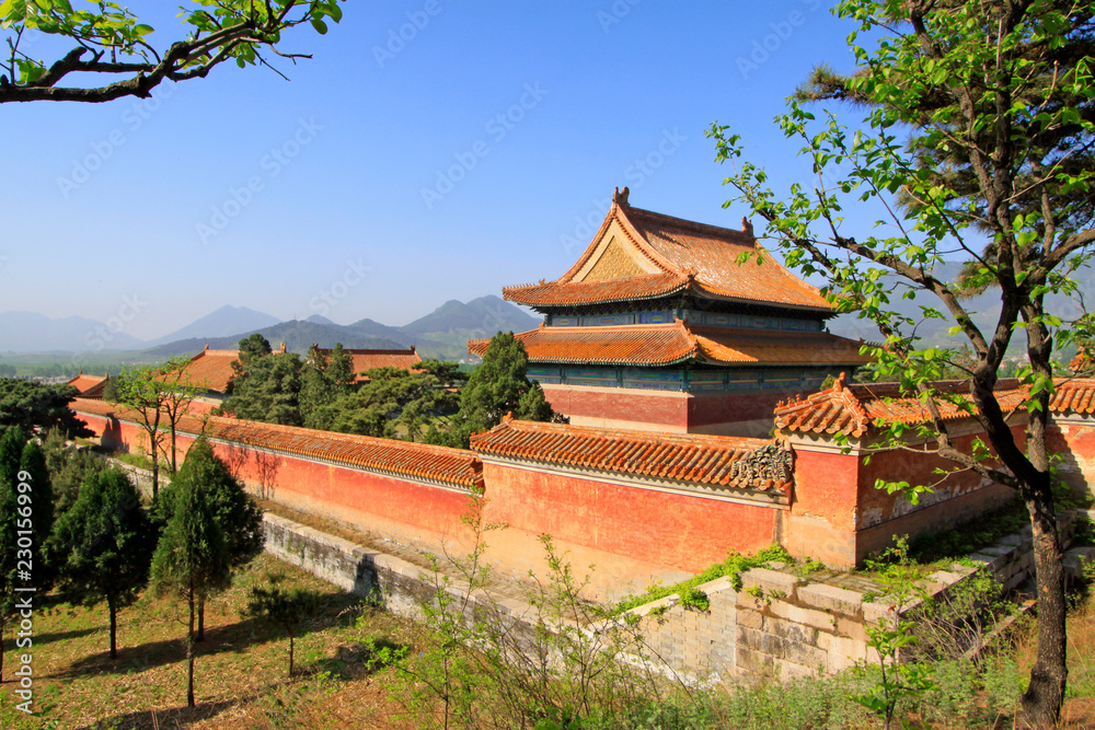 Chinese ancient architecture in the Eastern Royal Tombs of the Qing ...