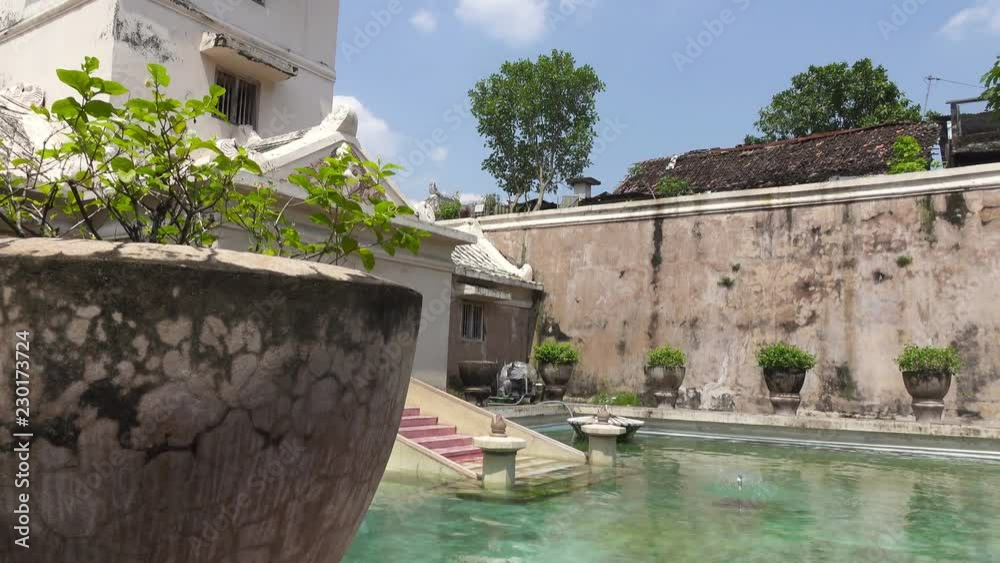 Central Java, Indonesia former palace of Indonesian sultan: taman sari ...