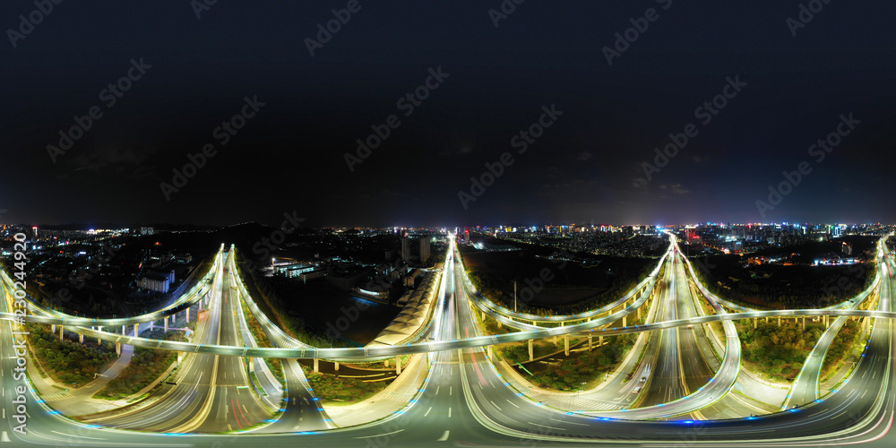 Highway transportation system highway interchange at mopac Expressway ...