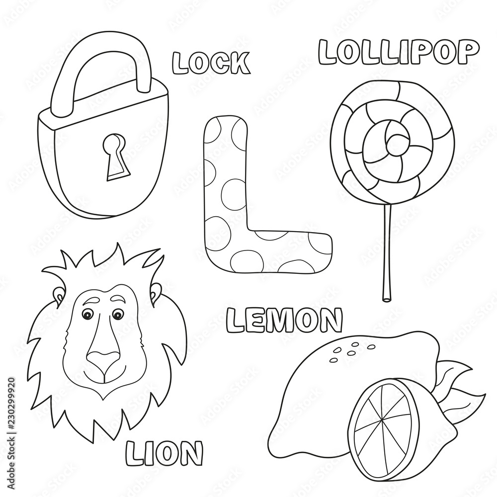 Alphabet letter with alphabet letters - L. pictures of the letter ...