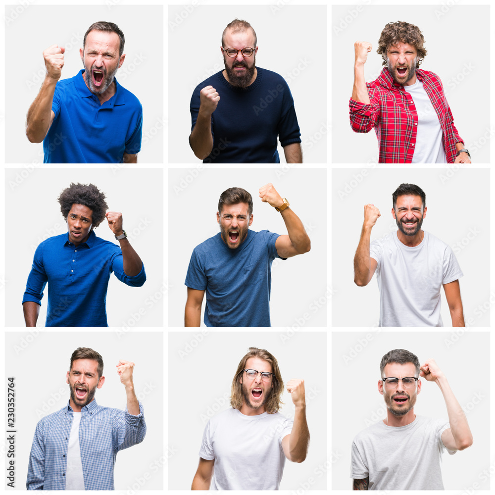 Group Of Angry White People