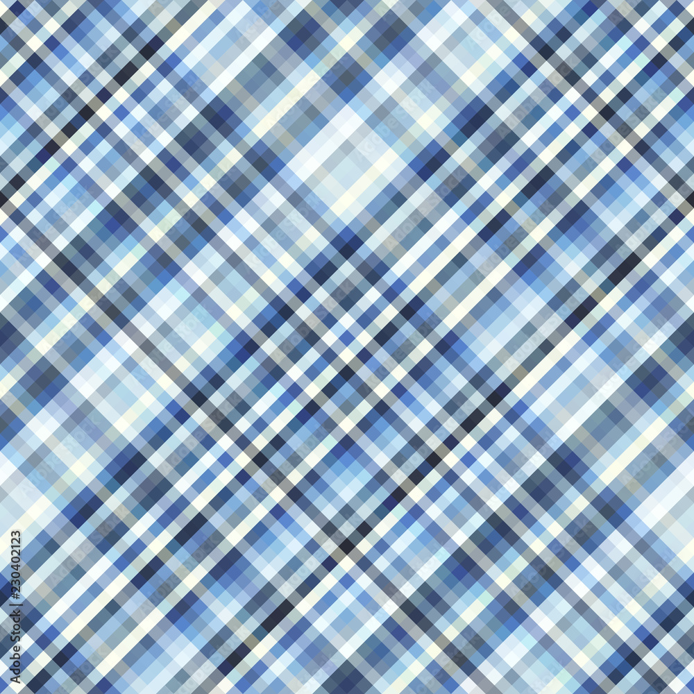 Seamless background. Geometric abstract diagonal plaid pattern in low ...
