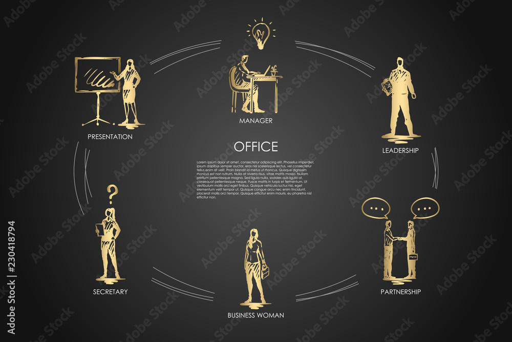 Office - manager, presentation, secretary, business woman, leadership ...