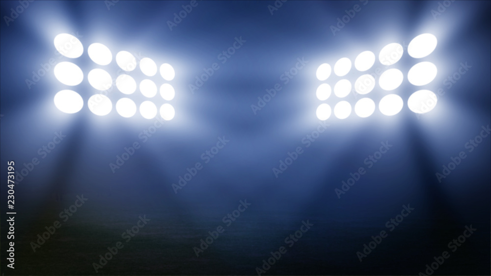 Stadium Lights Stock Illustration | Adobe Stock