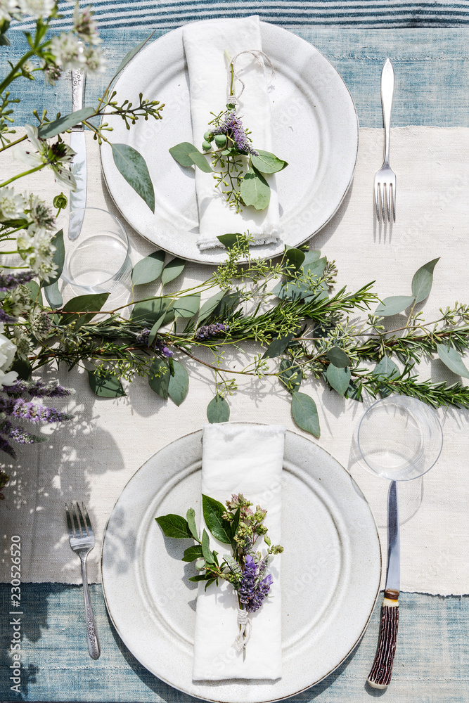table setting Stock Photo | Adobe Stock