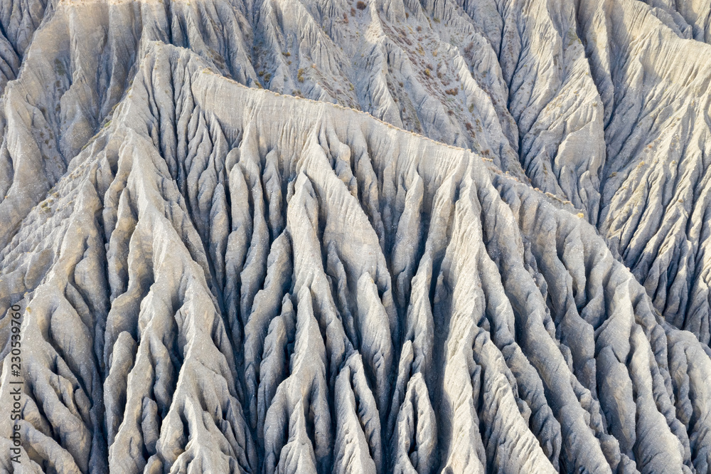 the gully on valley wall carved into stone forest Stock Photo | Adobe Stock