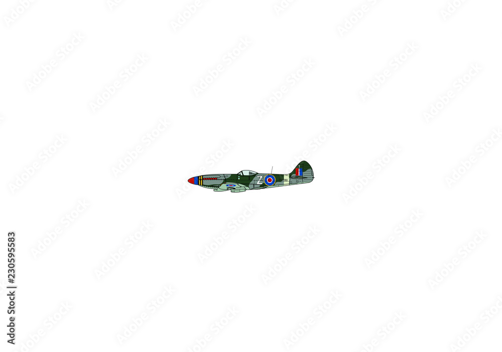 Aircraft color scheme. Illustration Stock Vector | Adobe Stock