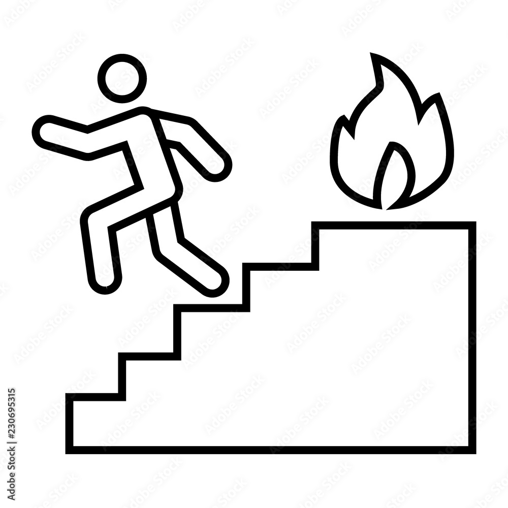 Fire Ladder Vector