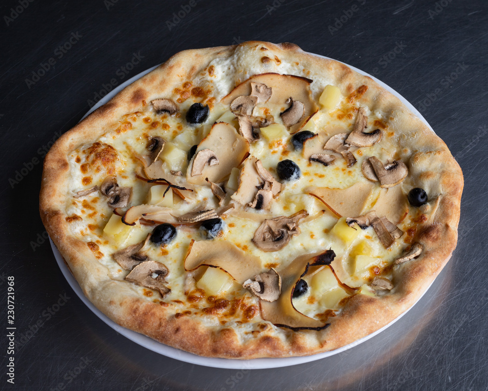 Pizza Fermiere Stock Photo | Adobe Stock