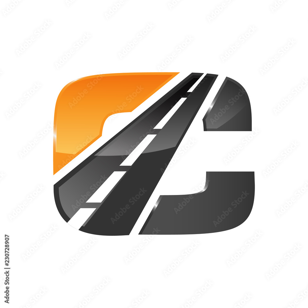 Road Construction Logo Vector