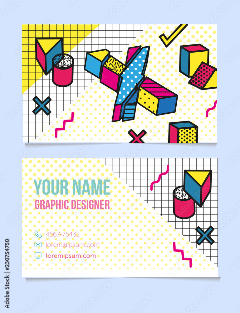 Modern Typographic Isometric Letter X. Abstract Memphis Design ...