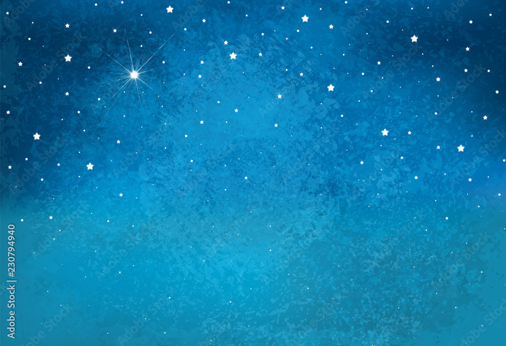 Vector night starry sky background. Stock Vector | Adobe Stock