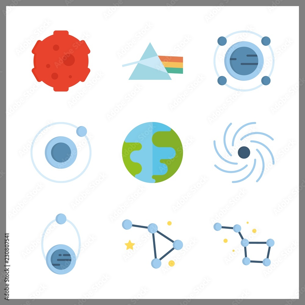 explosion icon. refraction and black hole vector icons in explosion set ...