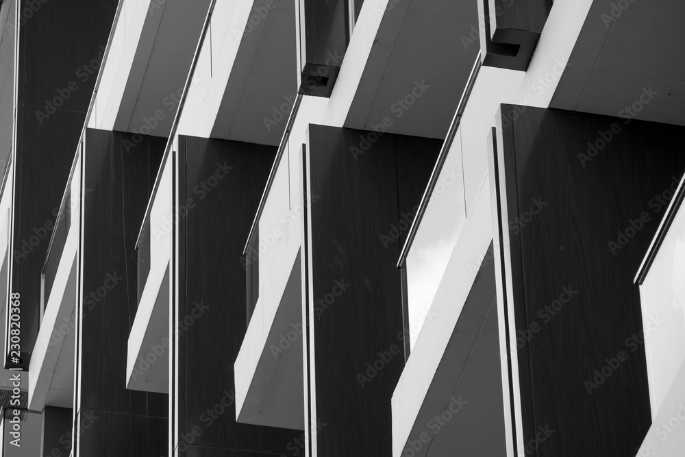Abstract background architecture lines. modern architecture detail ...