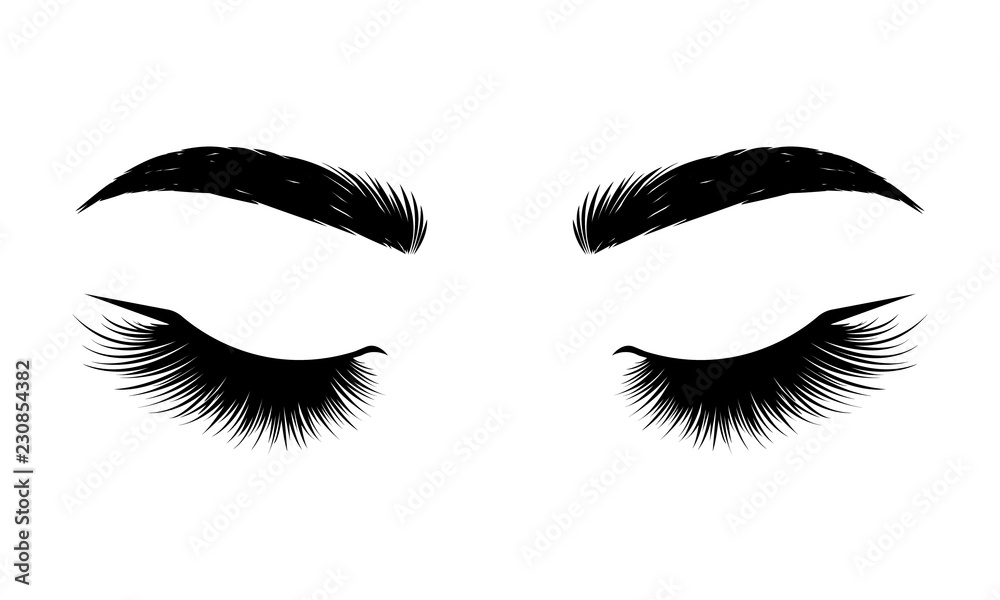 Eyelashes Vector