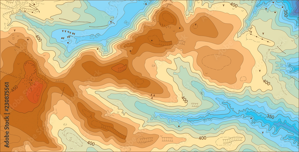 Map Elevation Colors