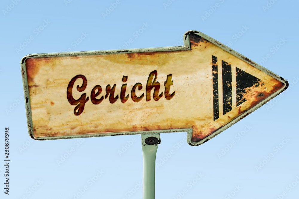 Schild 328 - Gericht Stock-Illustration | Adobe Stock
