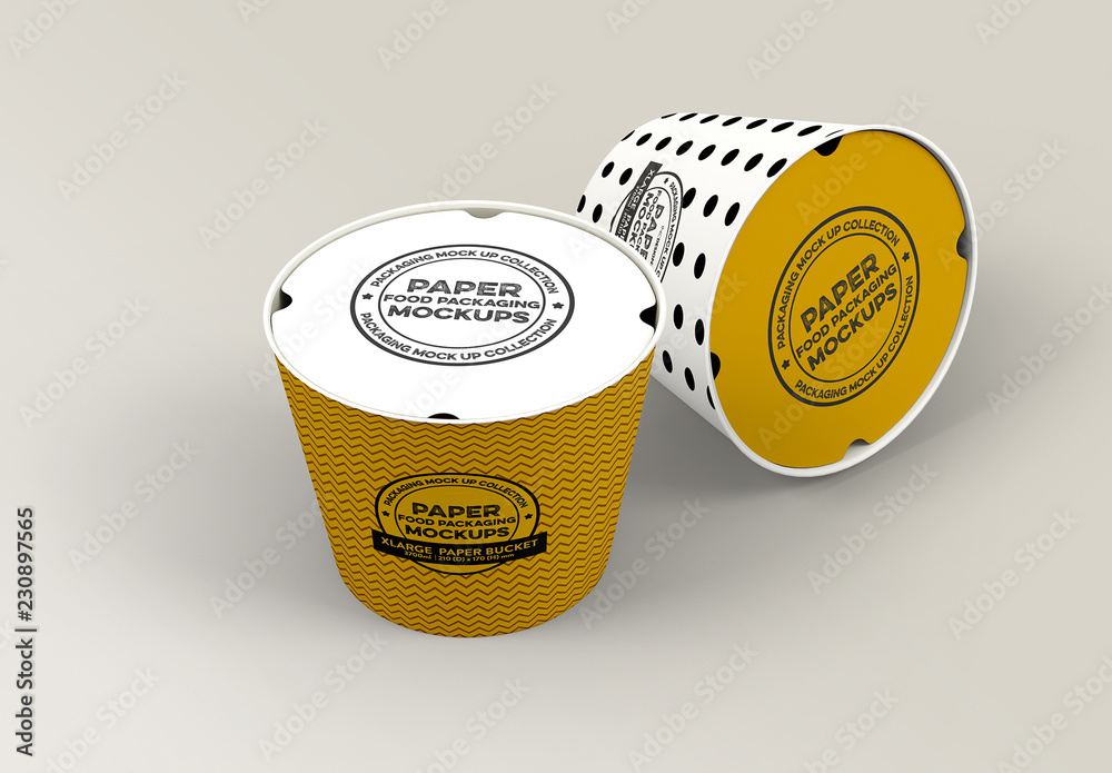 Paper Bucket Template