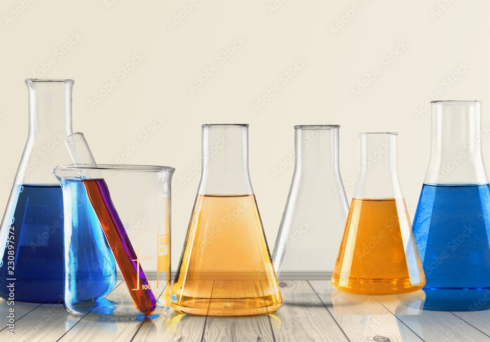 Chemical chemistry laboratory acid alkaline analysis background Stock ...