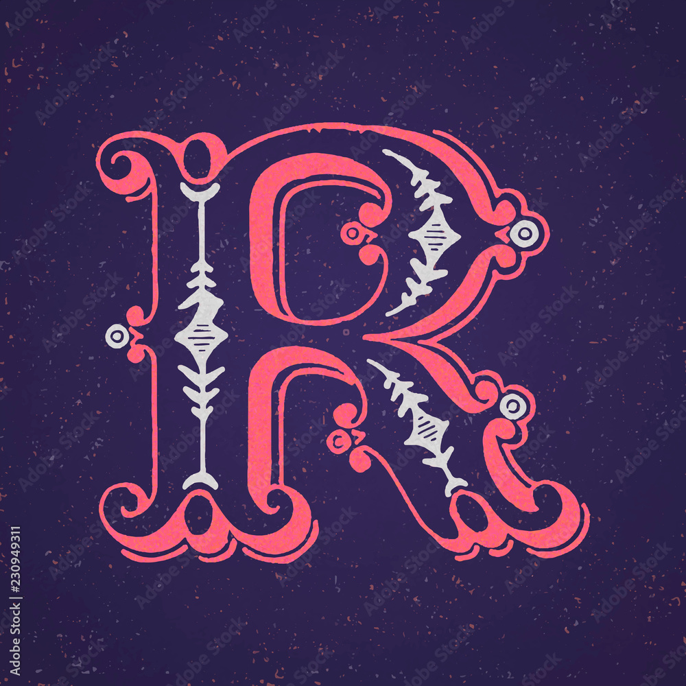 English alphabet letter R icon isolated Stock Vector | Adobe Stock