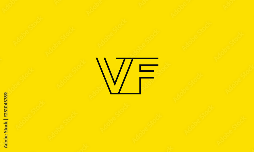 LETTER V AND F LOGO FOR LOGO DESIGN OR ILLUSTRATION USE Stock Vector letter-v-and-f-logo-for-logo-design-or-illustration-use-stock-vector