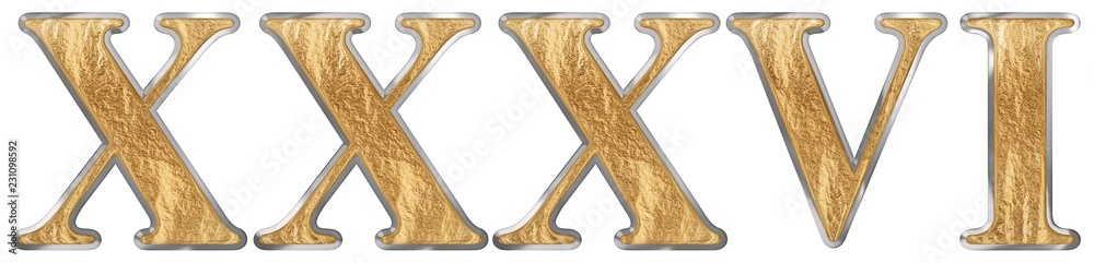 Thirty Six Roman Number