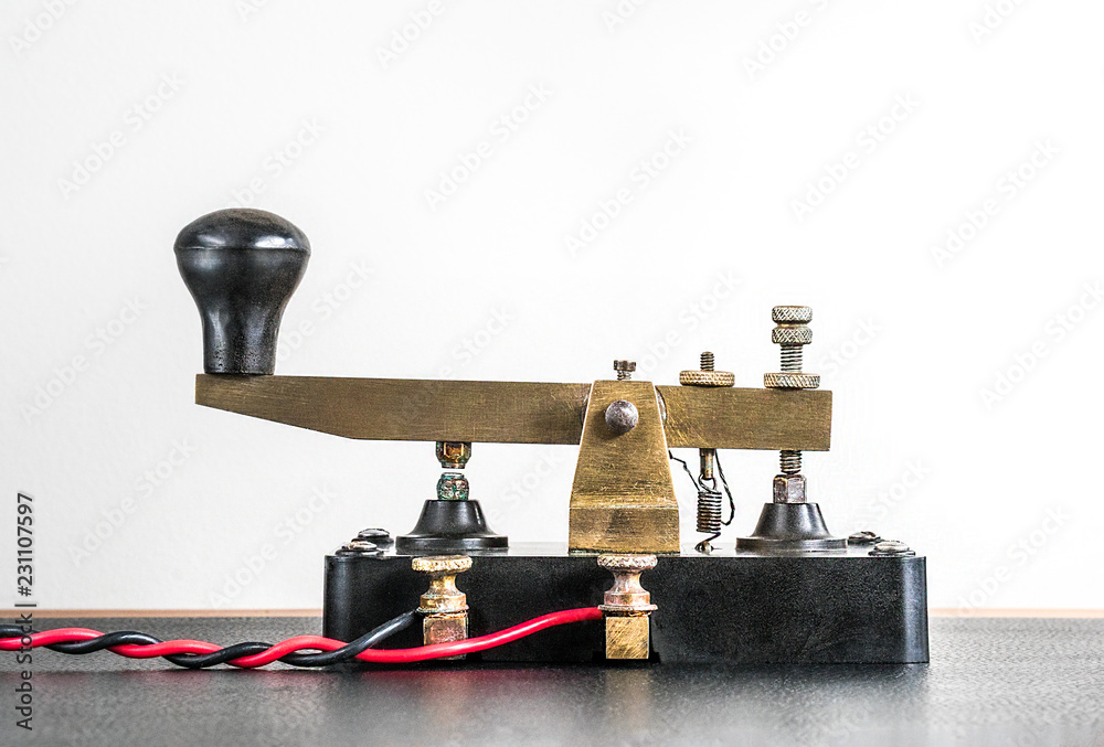 Photo & Art Print Vintage Morse Code Key, Chris