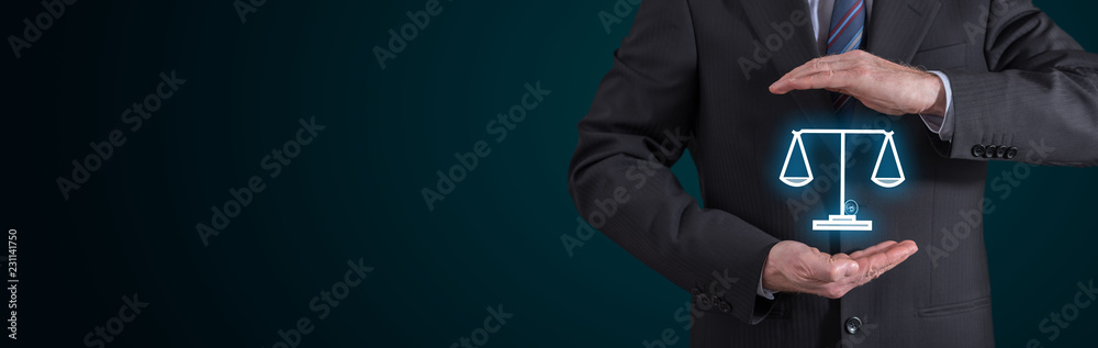 Concept of legal protection Stock Photo | Adobe Stock
