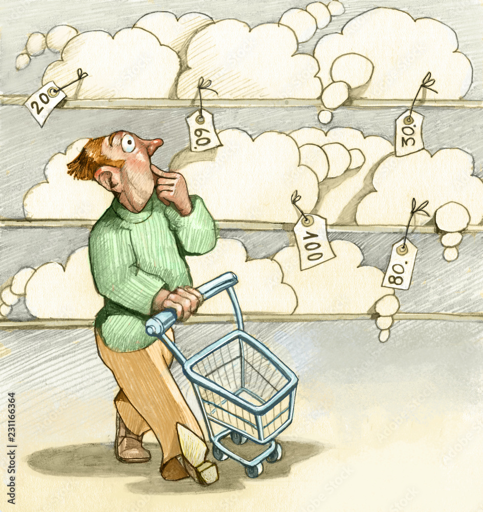 the price of the dreams allegory of consumerism conceptual humorous ...