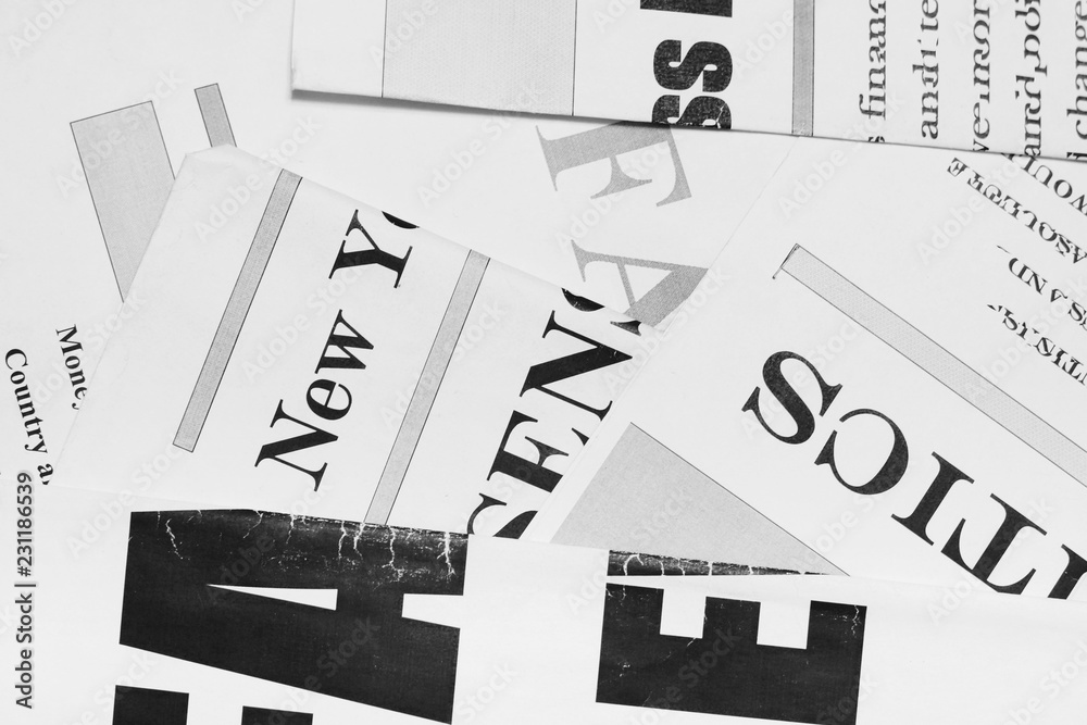 Scattered Newspapers