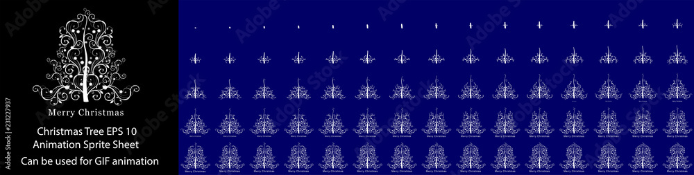 Christmas Santa Laughing and wishing animation sprite sheet, Can be ...