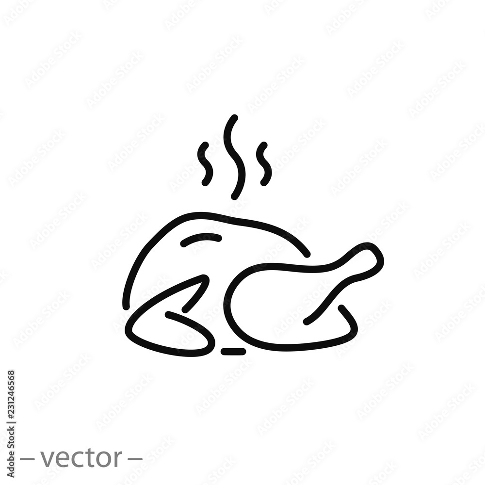 Roast Chicken Icon