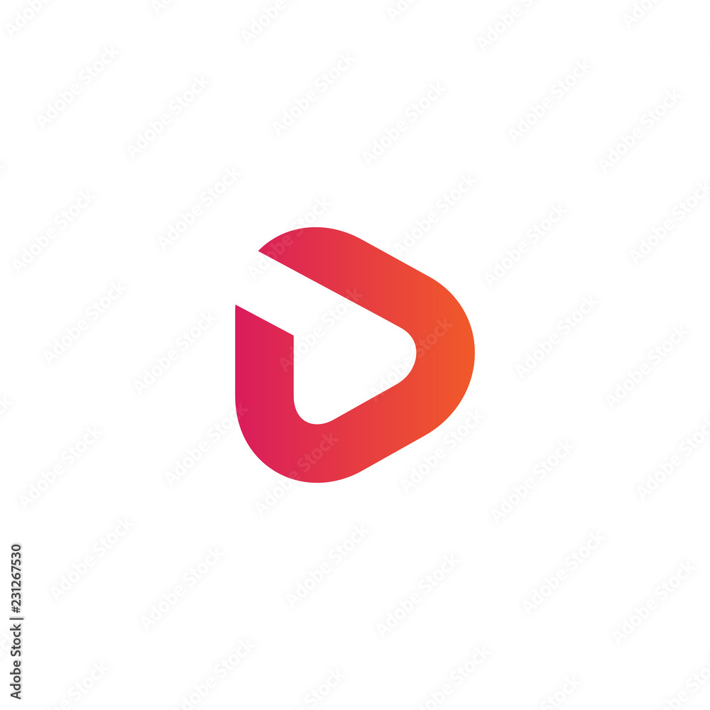 Luxury vector logotype Premium letter D logo with modern design ...