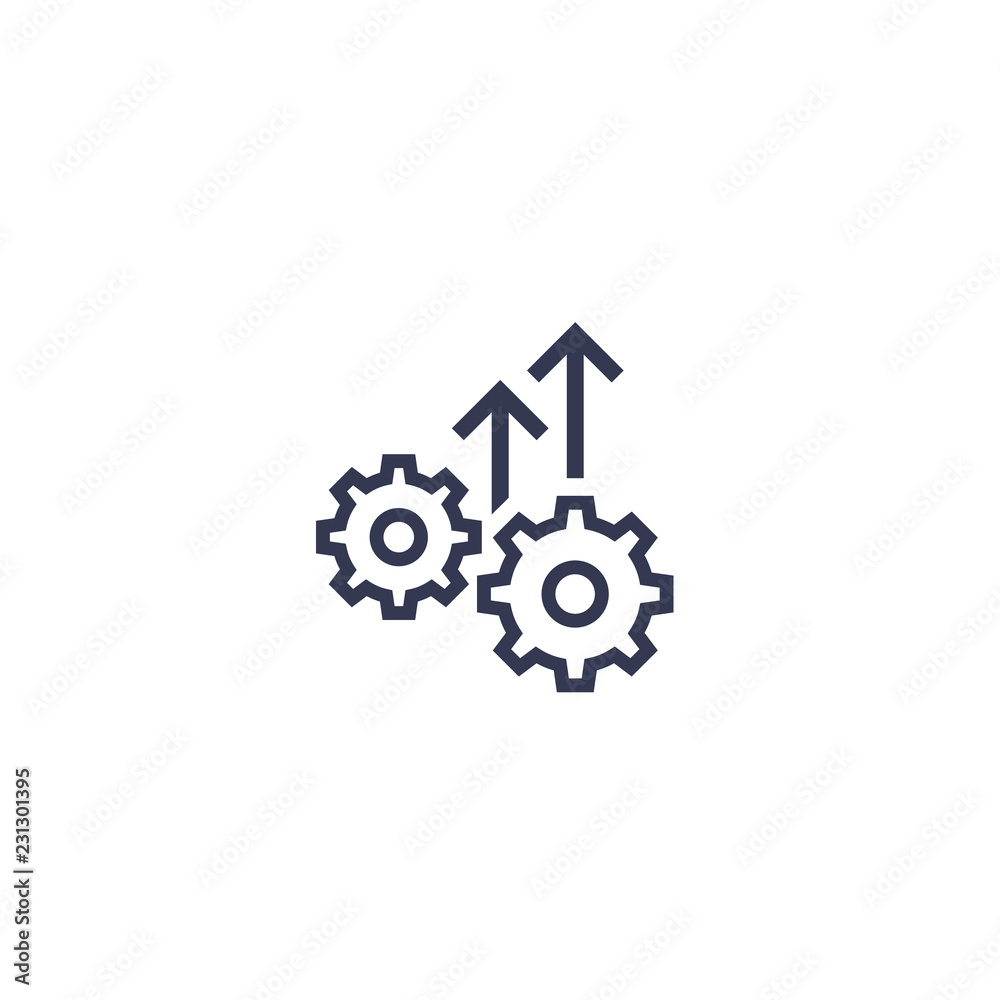 Operational excellence, efficiency icon Stock Vector | Adobe Stock