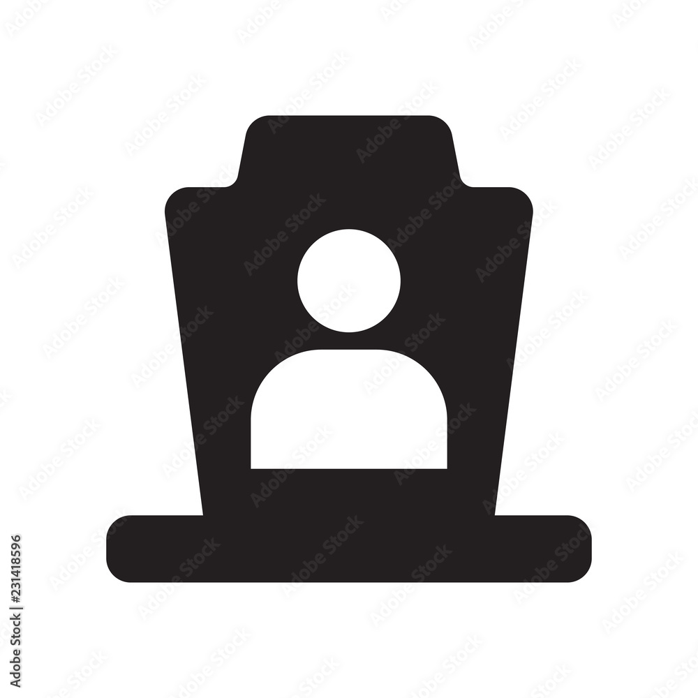 Funeral icon. Trendy Funeral logo concept on white background from ...
