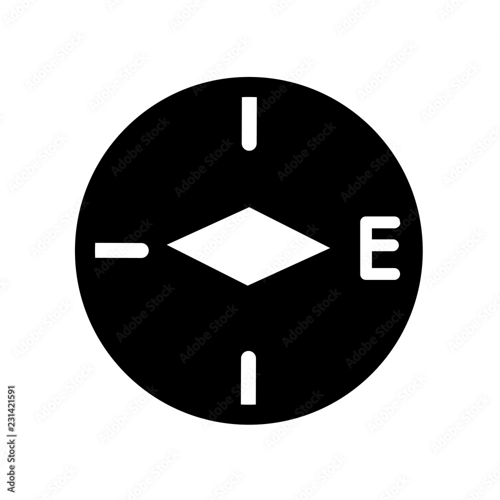 East icon. Trendy East logo concept on white background from Maps and ...